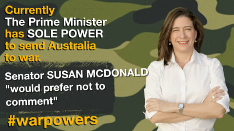 Susan McDonald on war powers reform - Michael West